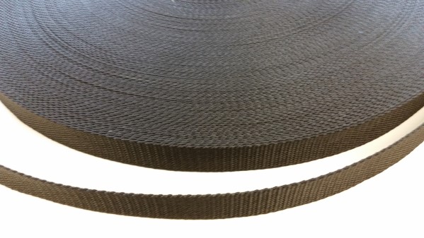25mm Black Webbing