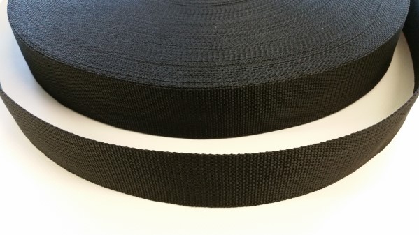 50mm Black Webbing