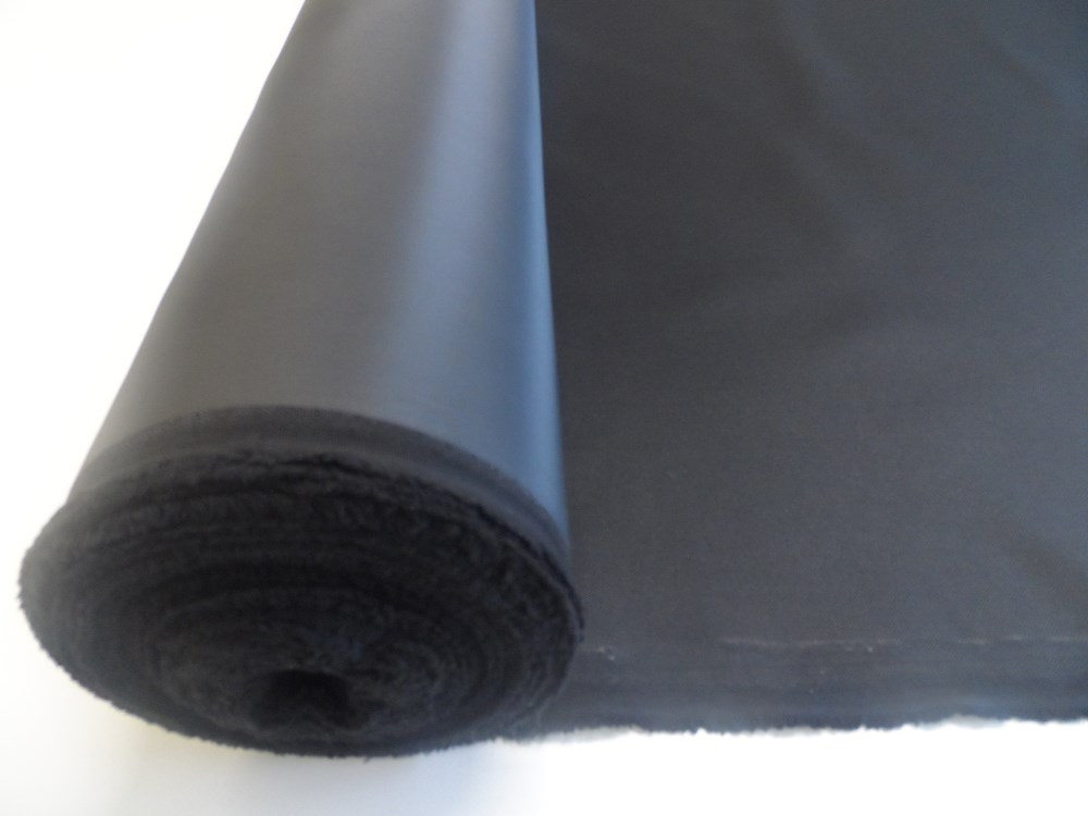 Heavy Duty Waterproof 600 Denier Polyester Canvas Fabric Black